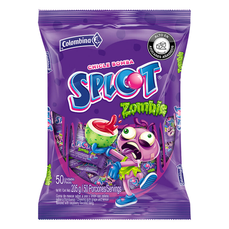 Chicle Splot Zombie x 50 unid - Multidulces