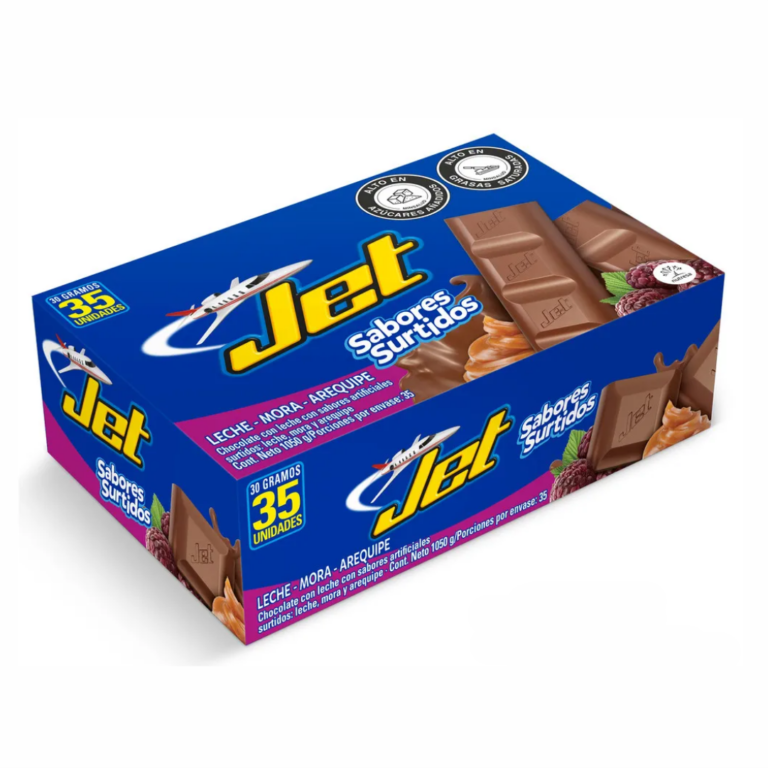 Chocolatina Jet Sabores Surtidos x 35 unid - Multidulces