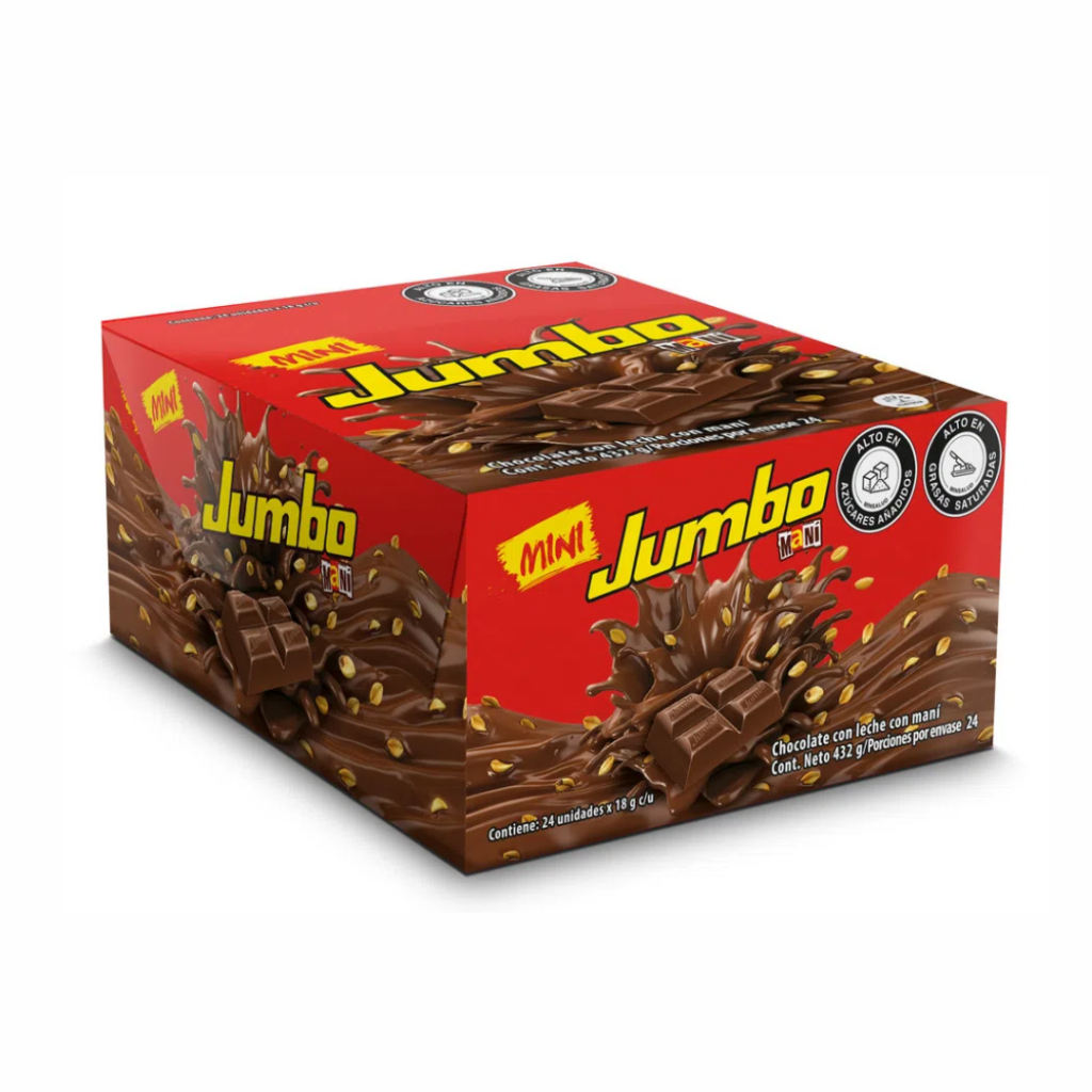 Chocolatina Jumbo 18gr x 24 unid - Multidulces