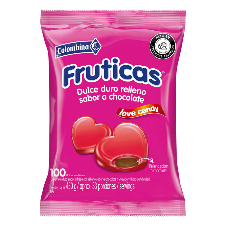 Fruticas Love x 100 unid - Multidulces