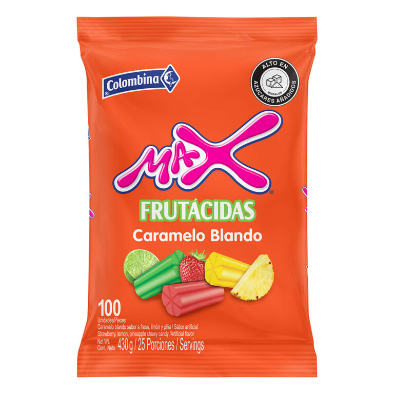Max Frutacidas X 100 unid - Multidulces