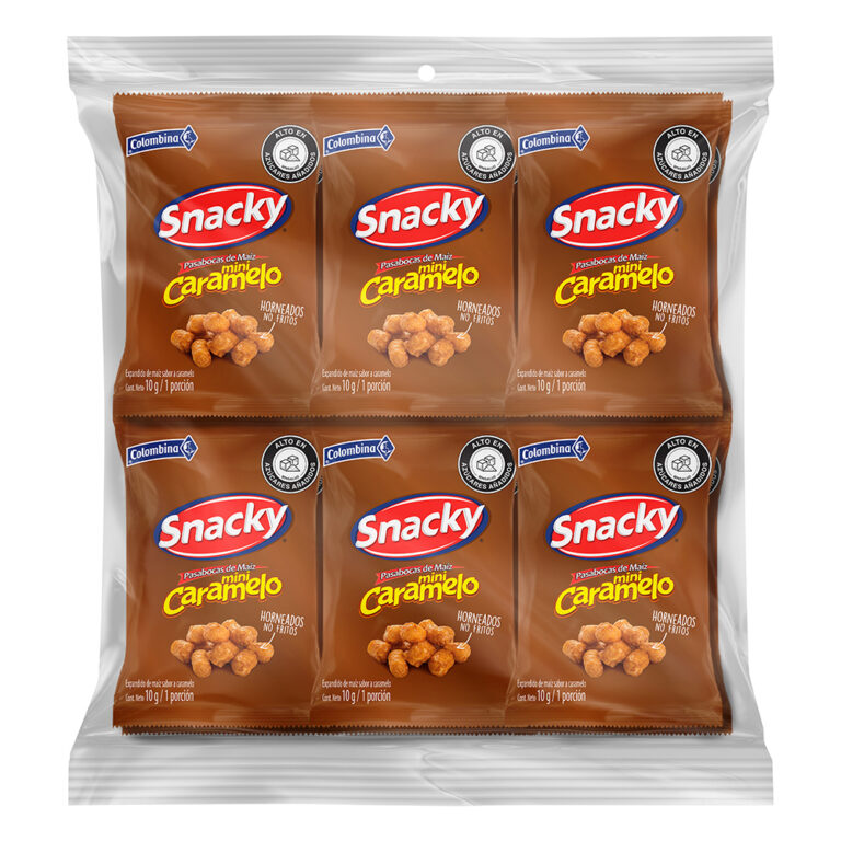 Snacky Mini Caramelo x 12 unid - Multidulces