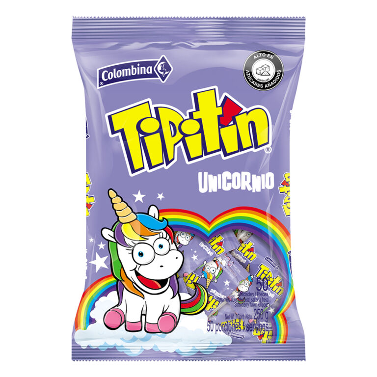 Tipitin Unicornio x 50 unid - Multidulces