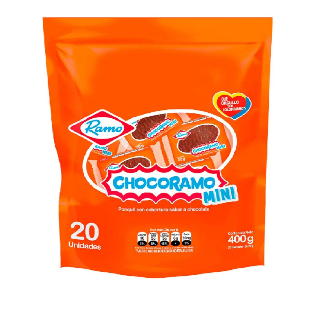 Chocoramo Mini x 20 Unid - Multidulces