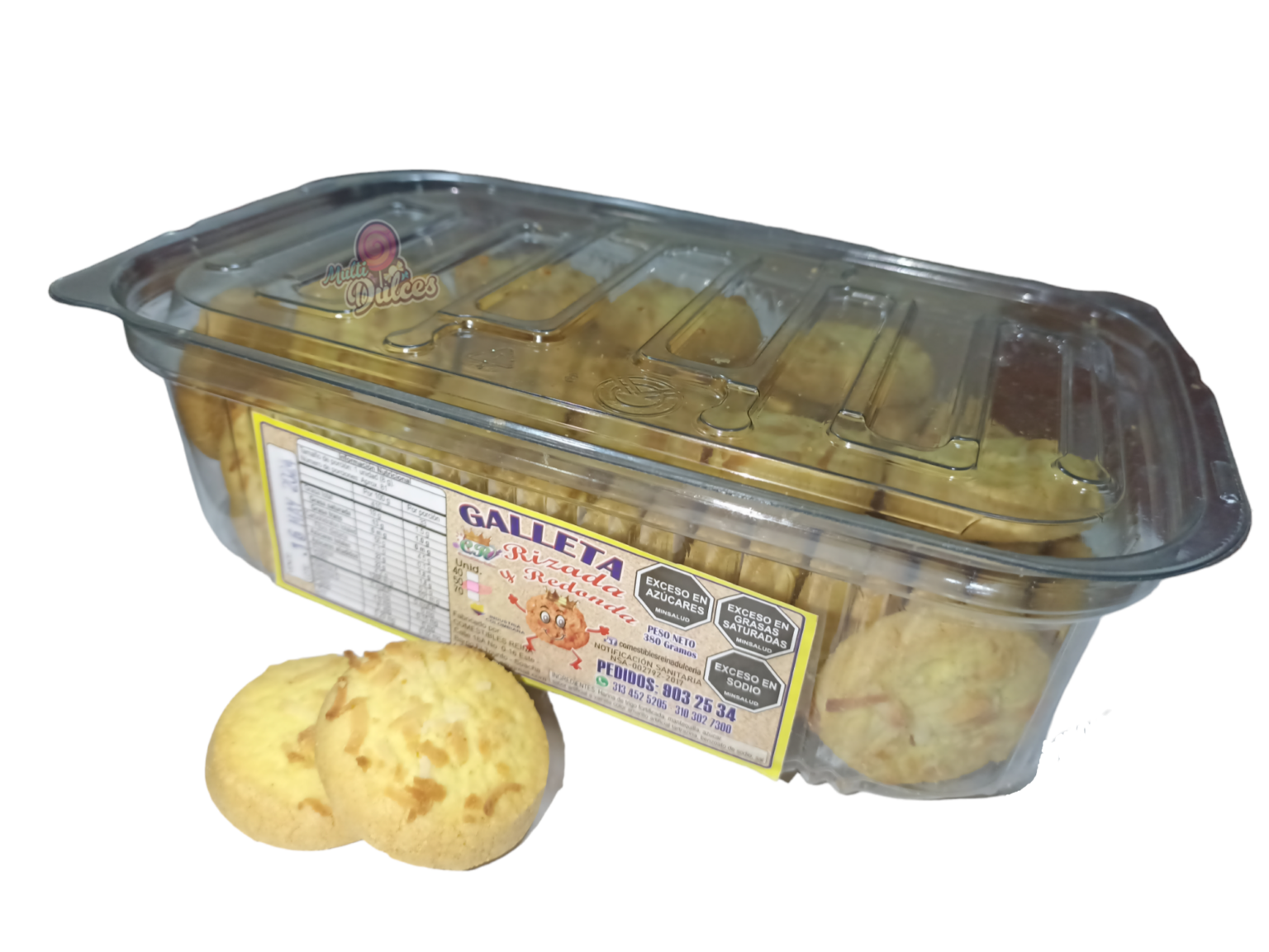 Galletas de Coco La reina x 50 Unid - Multidulces