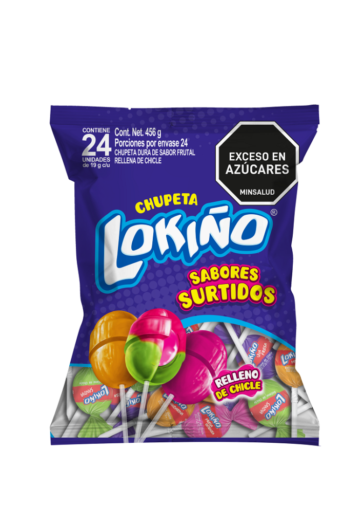 Lokiño Chupeta Surtida x 24 Unid - Multidulces