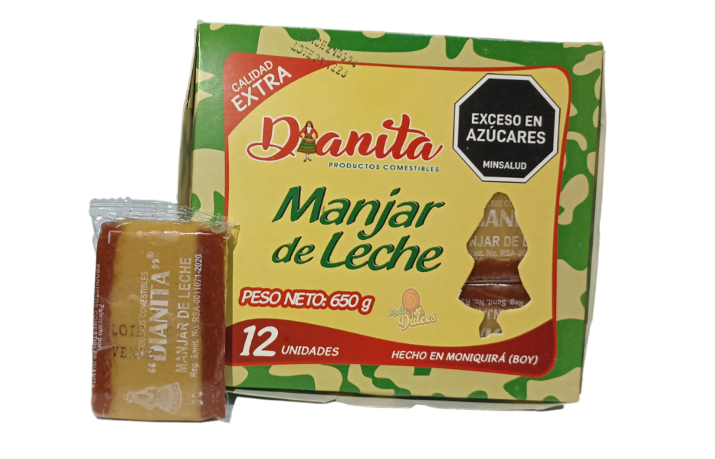 Manjar Dianita x 12 Unid - Multidulces