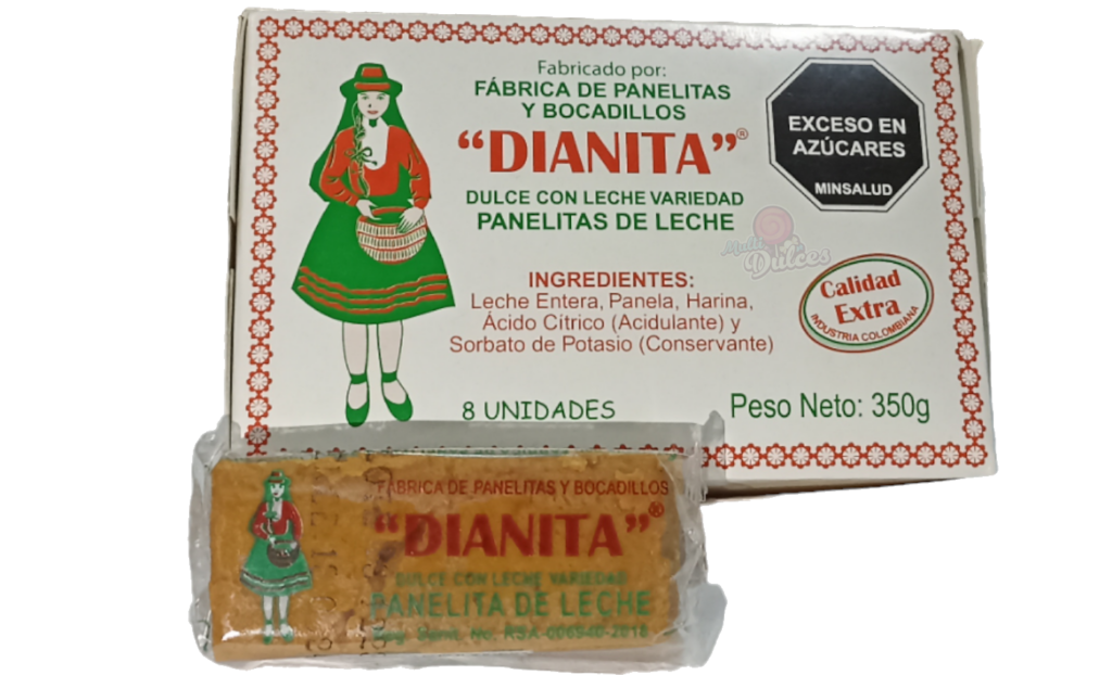 Panelitas De Leche Dianita x 8 Unid - Multidulces