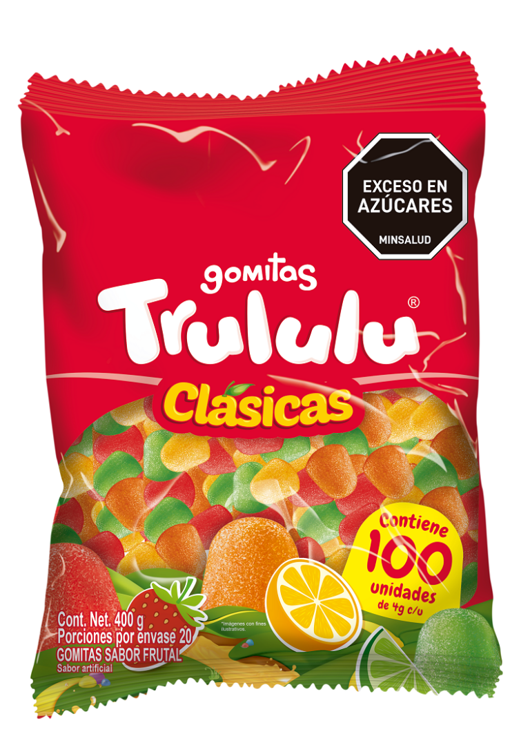 Trululu Clasica x 100 Unid - Multidulces