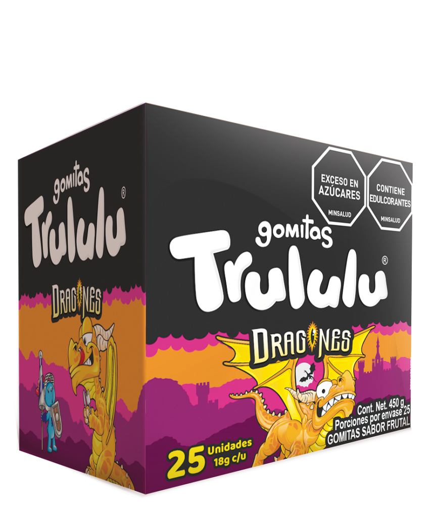 Trululu Dragones X 25 Unid - Multidulces