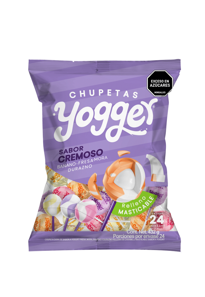 Yogger Chupeta x 24 Unid - Multidulces