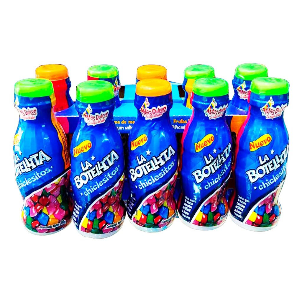 La botellita Chiclesitos x 10 Unid - Multidulces