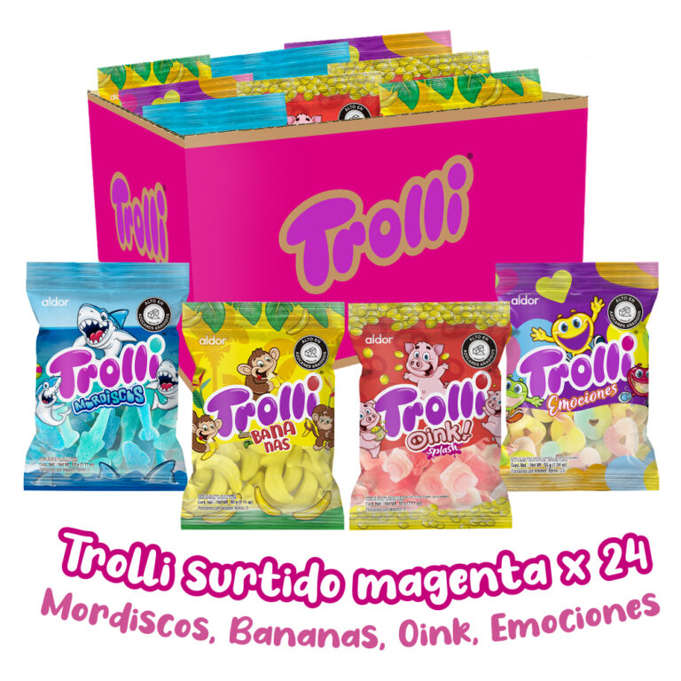 Trolli Magenta X 24 Unid - Multidulces