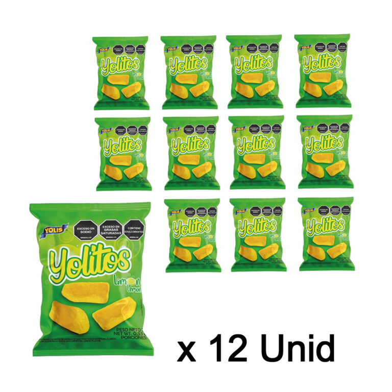 Yolitos De Limon Yolis x 12 Unid - Multidulces