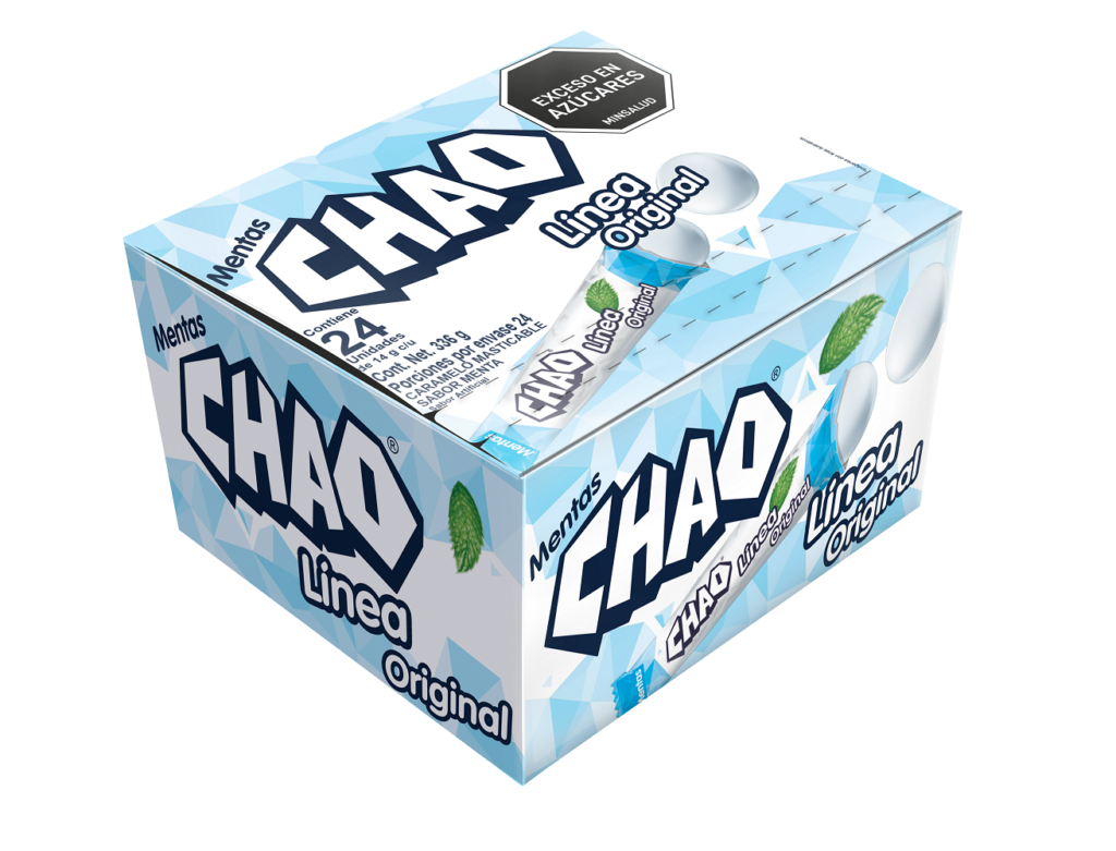 Chao Menta en Linea X 24 Unid - Multidulces