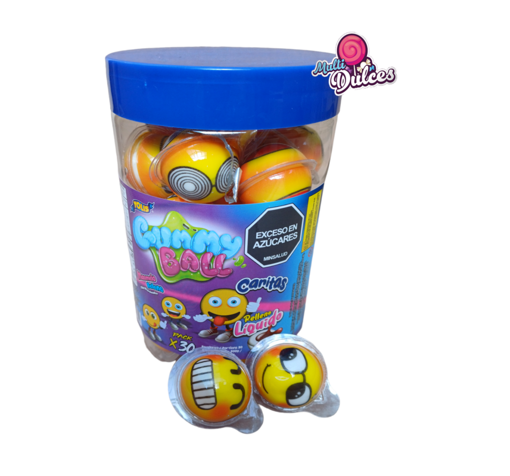 Gummy Ball Caritas X 30 unid - Multidulces