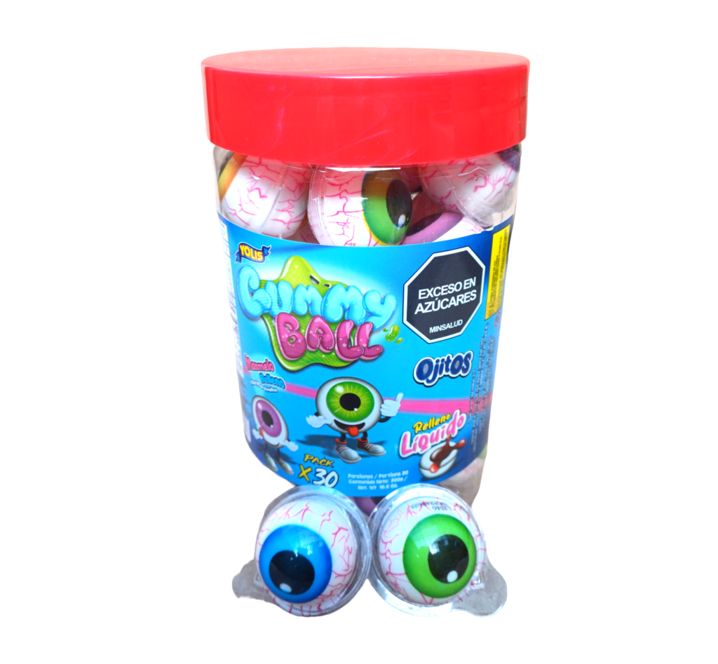 Gummy Ball Ojitos X 30 Unid - Multidulces